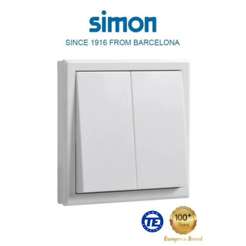 Jual Saklar Engkel Simon E3 2 Gang 1 Way / Sakelar Seri/ Cetrekan dua ...