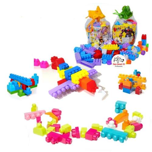 Jual Mainan Block Lego Blok Susun Anak Balok Edukasi Edukatif - 78 pcs ...
