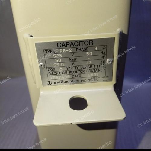 Jual capacitor bank shizuki RG-2 3p 525v 50 kvar new original japan 100 ...