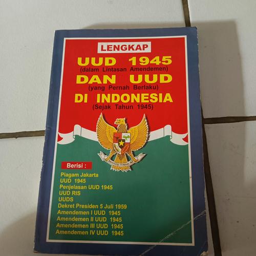 Jual Buku Lengkap UUD 1945 & UUD di Indonesia - Kota Depok - tobiias18 ...