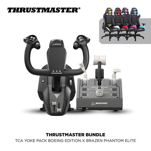 Promo Thrustmaster Yoke Pack Boeing Sim + Brazen Phantom Elite Gaming ...
