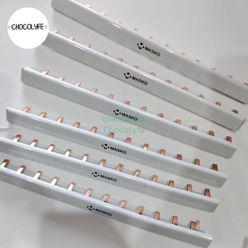 Jual Busbar MCB 1 Phase 22 cm 12 Pin / Sisir MCB 1 Phase 12 Pin 22cm ...