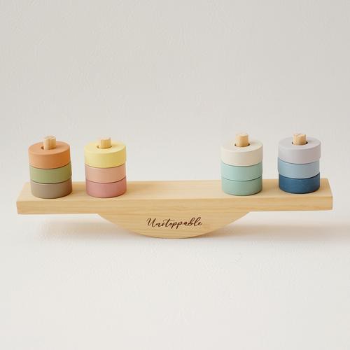 Promo Balance Stacking Rings – Mainan Kayu Edukasi Keseimbangan Balance ...