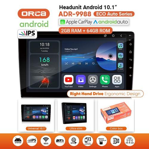 Promo Head Unit TV Android 10″ inch ORCA ADR-9988 ECO RHD - HEADUNIT SAJA - Kota Tangerang ...