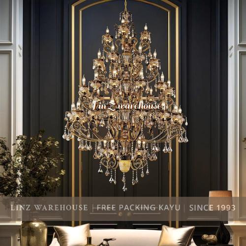 Jual Lampu Gantung void mewah CLASSIC AMERICAN 45 CANDLES chandelier ...