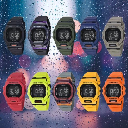 Jual Digitec DG-5169T Jam Tangan Digital Pria Original Rubber - Abu ...