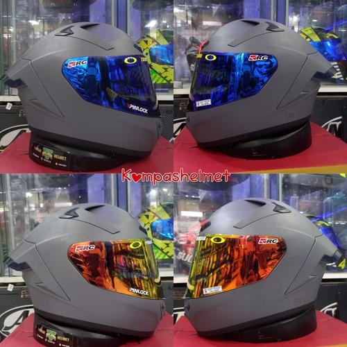 Jual Helm ALV GENESIS Solid Paket Ganteng Helm Fullface SNI - Grey Doff ...