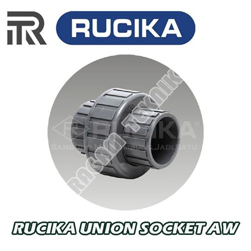 Jual Rucika Union Socket 1 1/2" AW soket polos PVC watermur water mur ...
