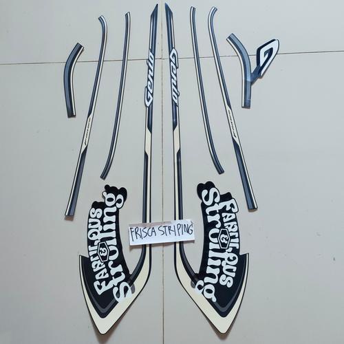 Jual striping stiker Genio fabulous biru Dongker dof original - Kab ...