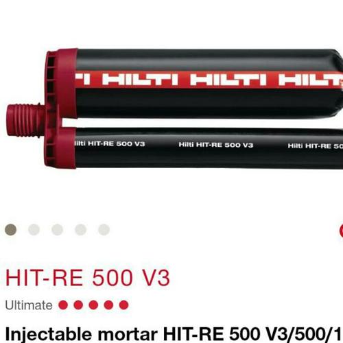 Jual HILTI HIT RE 500 V3/500ml, Chemical Angkur, lem beton, stek ...