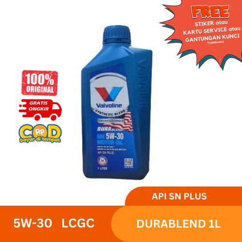 Promo OLI VALVOLINE DURABLEND SAE 5W30 (1L) API SN PLUS LCGC Murah ...