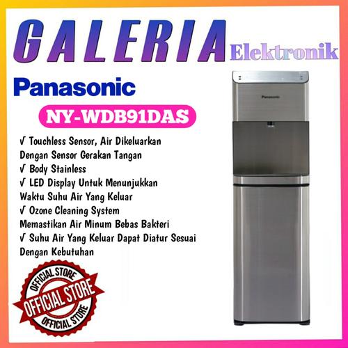 Jual TOUCHLESS WATER DISPENSER PANASONIC NY-WDB91DAS BOTTOM LOADING ...