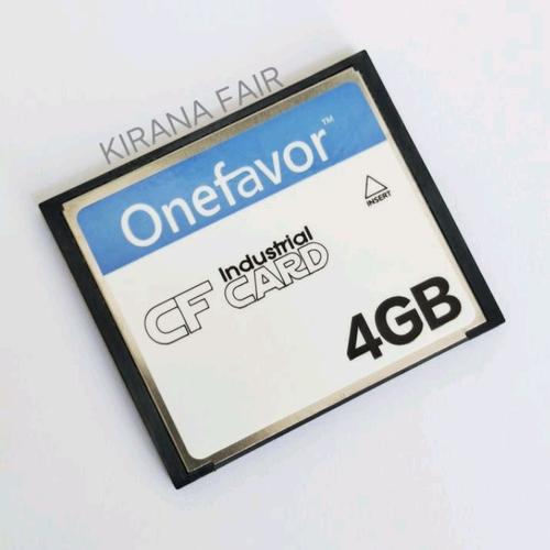 Jual CF Card 4GB Onefavor Compact Flash Memory Industrial Mechine ...
