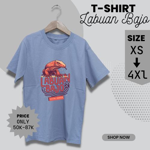 Jual Kaos Souvenir Labuan Bajo Wave Destinasi Wisata Populer Indonesia ...