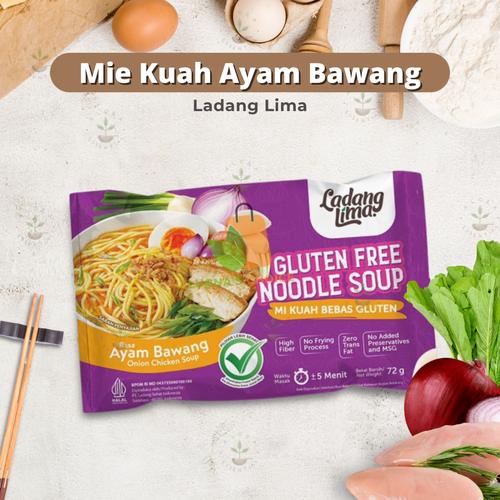 Promo Ladang Lima Mie Rasa Ayam Bawang - Mie Gluten Free Ladang Lima ...