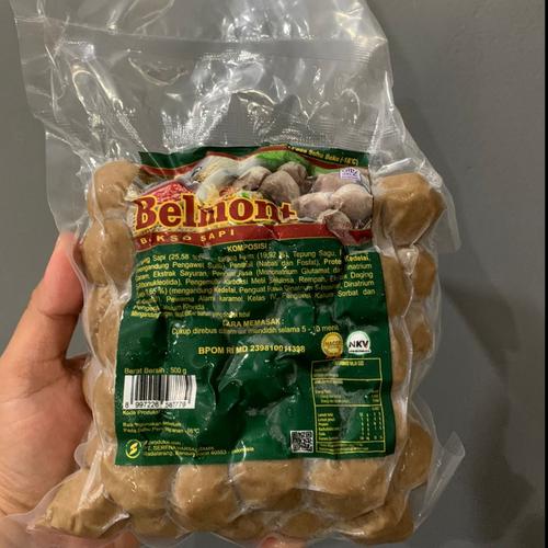 Jual Belmont Bakso POLOS Daging Sapi/Baso/Meatballs 500 Gram - Kota ...