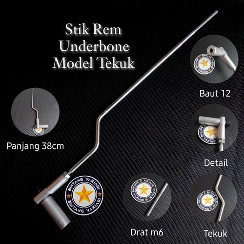 Promo Tiang Rem Belakang Underbone Universal Model Tekuk - Kab. Tegal ...