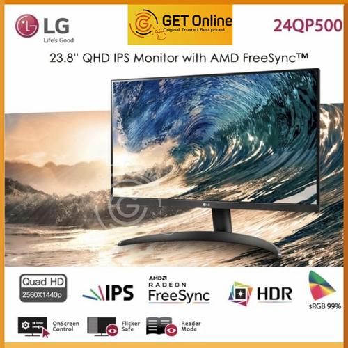 Jual LG 24QP500 Monitor LG 24" IPS QHD FreeSync HDMI DP HDR10 - Jakarta ...