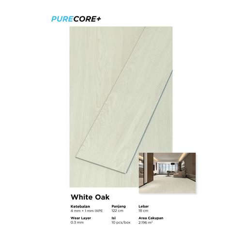 Jual SPC Flooring 5 mm PURECORE Plus - White Oak - Jakarta Timur ...