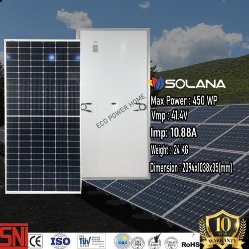 Jual SOLANA SOLAR CELL/PANEL SURYA/SOLAR PANEL MONOCRYSTALLINE 24V ...