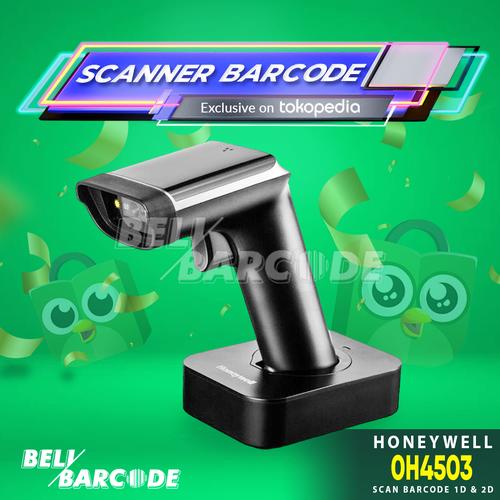 Jual Honeywell OH4503 Barcode Scanner With Docking Auto Scan 2D QR Code ...
