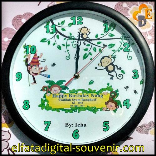 Jual Souvenir & Hadiah Jam Dinding Custom Foto Gambar Logo Sendiri (JD ...