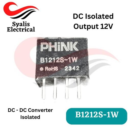 Jual B1212S DC Isolated 12V to 12V 1 W Dual supply - B1212S 2W - Kota ...