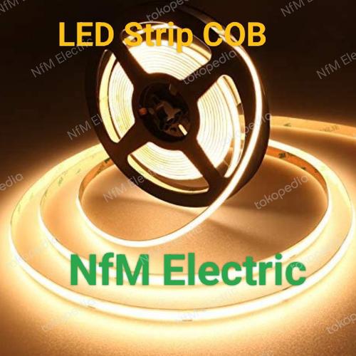 Jual LED Strip COB 12V 8W/M Indoor / Strip Light Cob 8W 12V 5M - 4000K ...