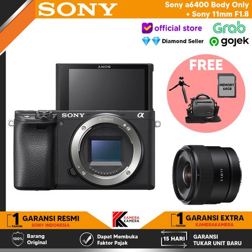 Promo Sony Alpha a6400 / Sony 6400 Body Only Mirrorless Camera - Resmi ...