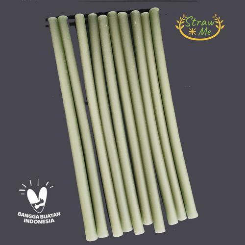Jual Straw Me Rice Straw - Unwrap in Box Size CT (Cocktail) - Green ...