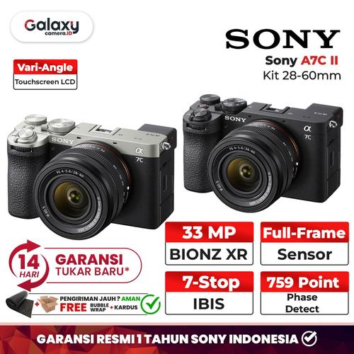Promo Sony A7C II Kit 28-60mm Kamera Mirrorless A7CII Camera A7C Resmi ...