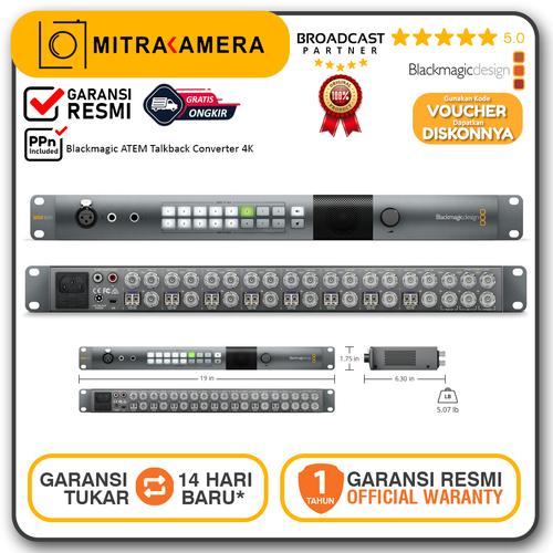 Promo Blackmagic ATEM Talkback Converter 4K Cicil 0% 3x - Jakarta ...