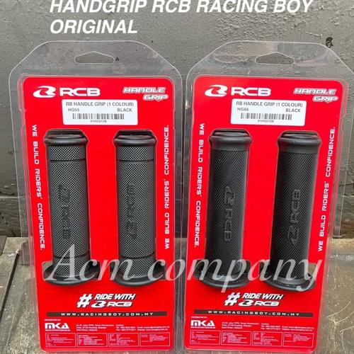 Jual HANDGRIP MOTOR RCB ORIGINAL BLACK SERIES TIPE HG55 HG66 ( SEPASANG ...