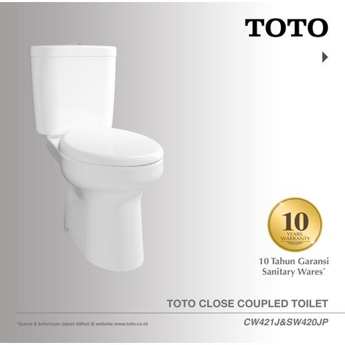 Promo TOTO Closet CW421J/SW420JP | Closet Duduk - Kloset - Kloset Duduk Cicil 0% 3x - Kota ...