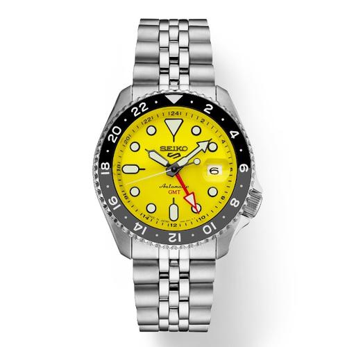 Jual Seiko 5 Sports GMT Yellow Dial SSK017 US Exclusive Market ...
