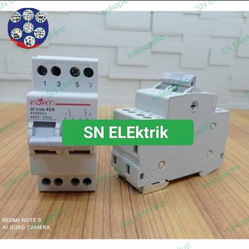 Jual COS Change Over Switch Ohm Saklar FORT 2P 25A 32A 40A 63A Dinreall ...