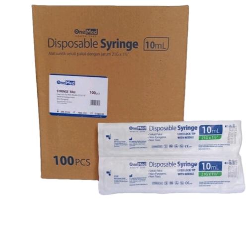 Jual Spuit onemed 10cc / spuit onemed syringe /onemed syringe 10ml ...