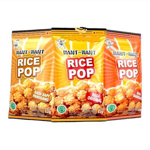 Jual want want RICE POP sapi panggang /BBQ / original 56 gram - Kota ...