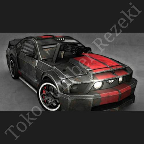 Jual Ford Mustang Mobil Balap Papercraft Death Race Paper Craft Car ...