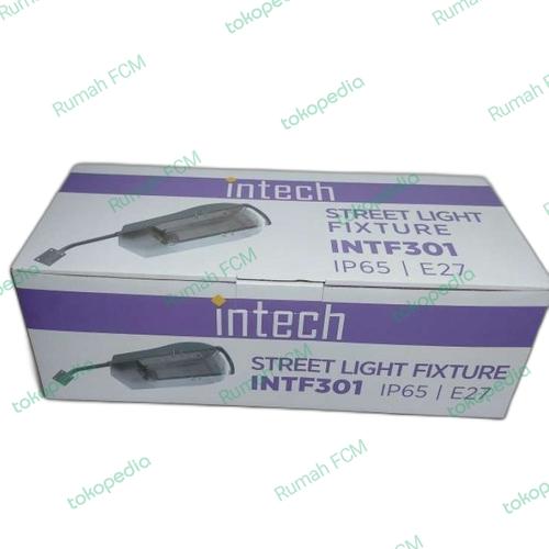 Jual Intech INTF301 Kap Lampu Jalan PJU Street Light IP65 E27 / Kap ...