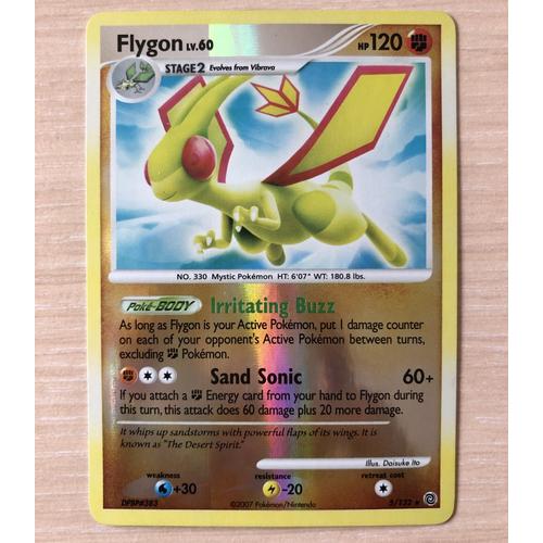 Jual Flygon 5/132 Holo Reverse Rare Pokemon TCG Card Blastoise Venusaur ...