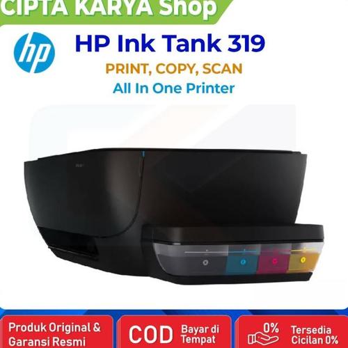 Jual EL HP Ink Tank 319 All In One Printer (Print, Scan, Copy ...