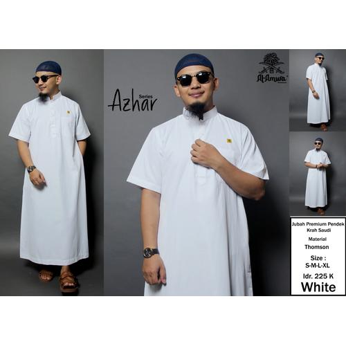 Jual jubah polos putih al amwa - model saudi - S - Kota Depok - Abu ...