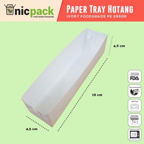 Promo Paper Tray Corndog / Tray Sosis / Tray Hotang Bahan Ivory ...