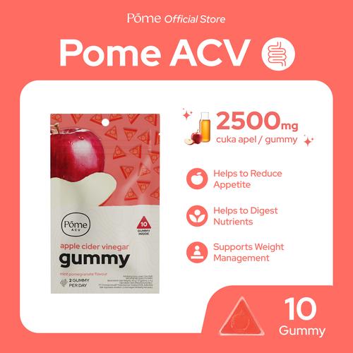 Promo Mini Pack Tester Pome Gummy Cuka Apel Suplemen Diet Vegan (10 ...
