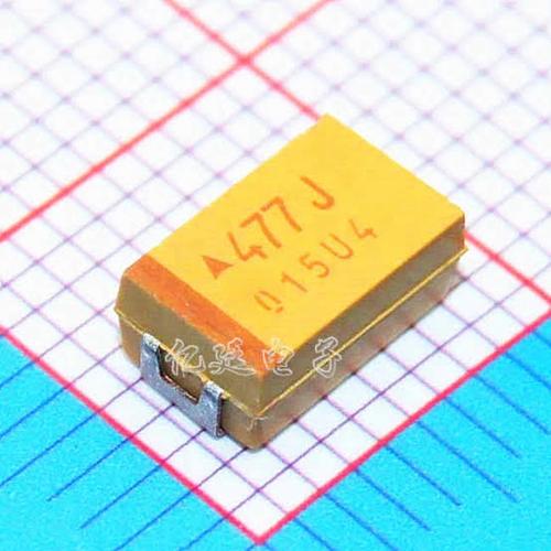 Jual 470uf 477J 477A 6V 6.3V 477 6,3V Kapasitor Tantalum SMD Type D ...