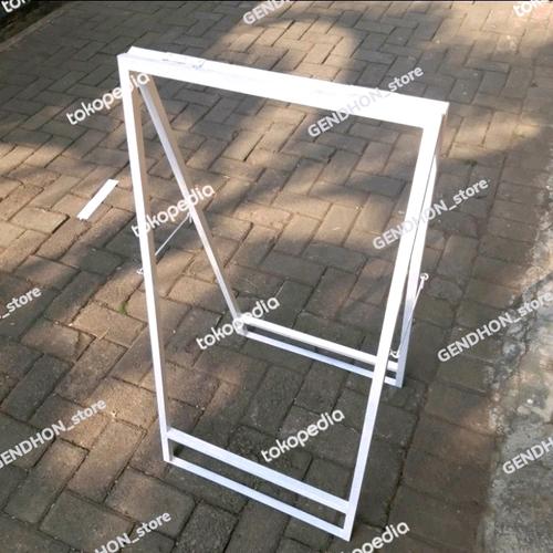 Jual PROMO.!!! STANDING SPANDUK BESI / STANDING BESI / STANDING BANNER ...