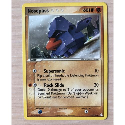 Jual Nosepass 25/110 Rare Pokemon TCG Card Charizard Blastoise Venusaur ...
