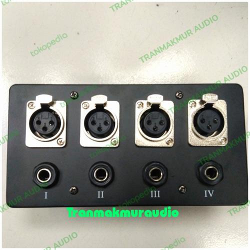 Jual Terminal Colok Mic 8 Lobang 4 Canon XlR Female 4 Akai Female 6,5mm ...