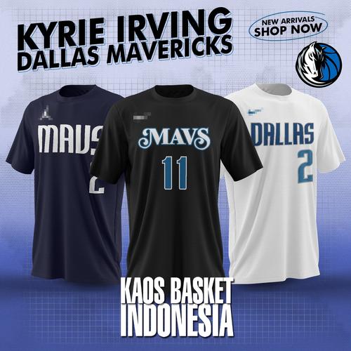 Jual Baju Basket NBA Tshirt Olahraga Kaos Dallas Mavericks Kyrie Irving ...